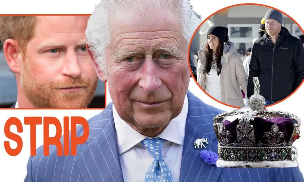 King Charles Takes Decisive Action: Prince Harry Stripped of Royal Title – News all day