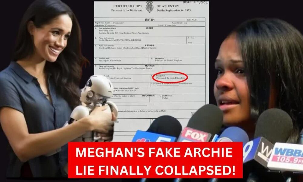 **Title: The Curious Case of Archie’s Birth Certificate: A Royal ...